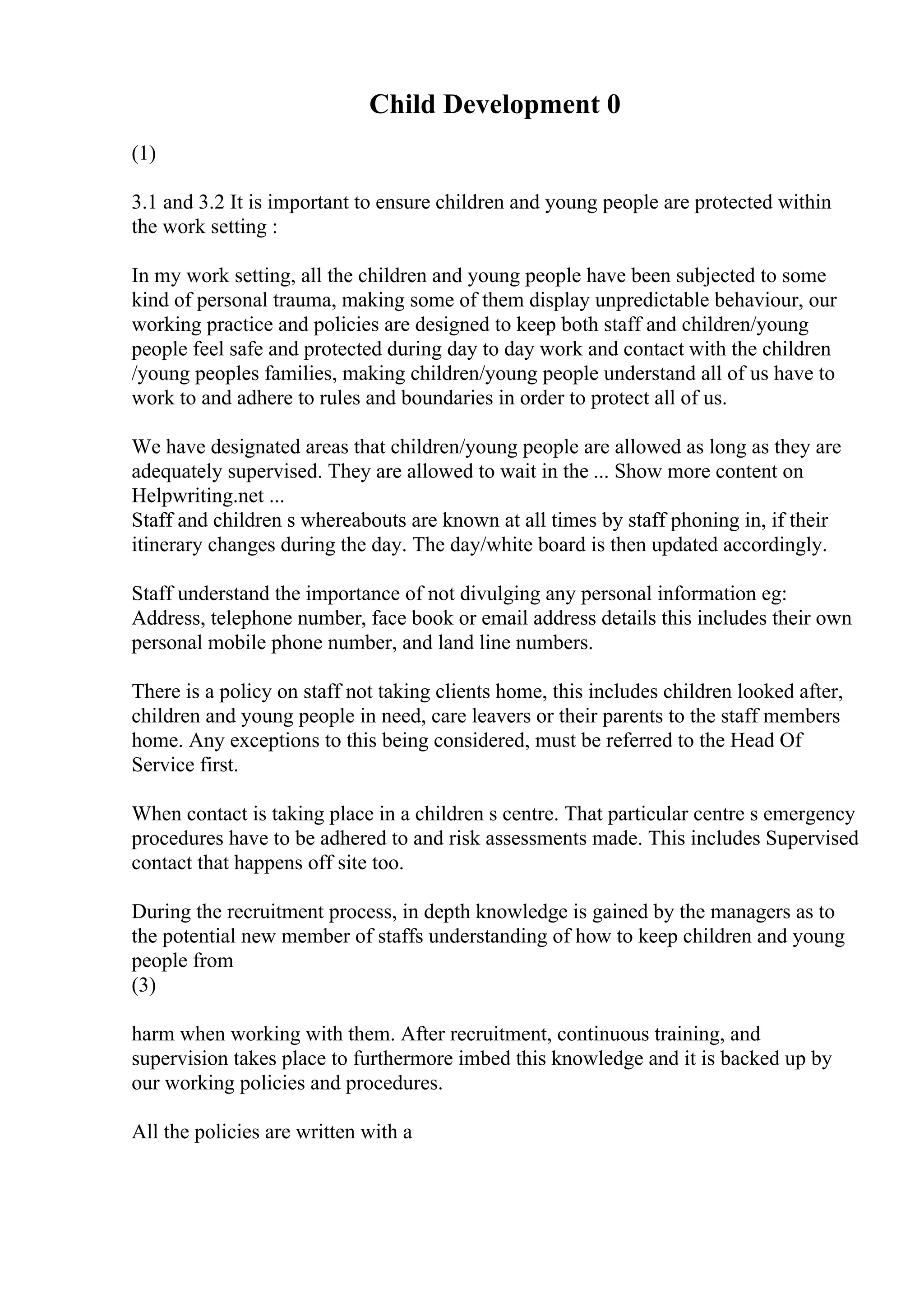 Self Assessment Essay Examples | PDF