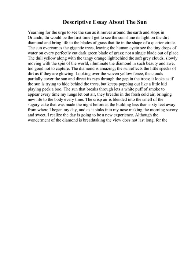 Self Assessment Essay Examples | PDF