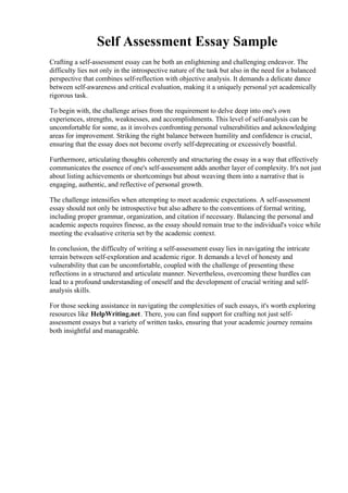 Self Assessment Essay Sample.pdf