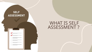 SELF ASSESSMENT Power Point Presentation Activity | PPTX