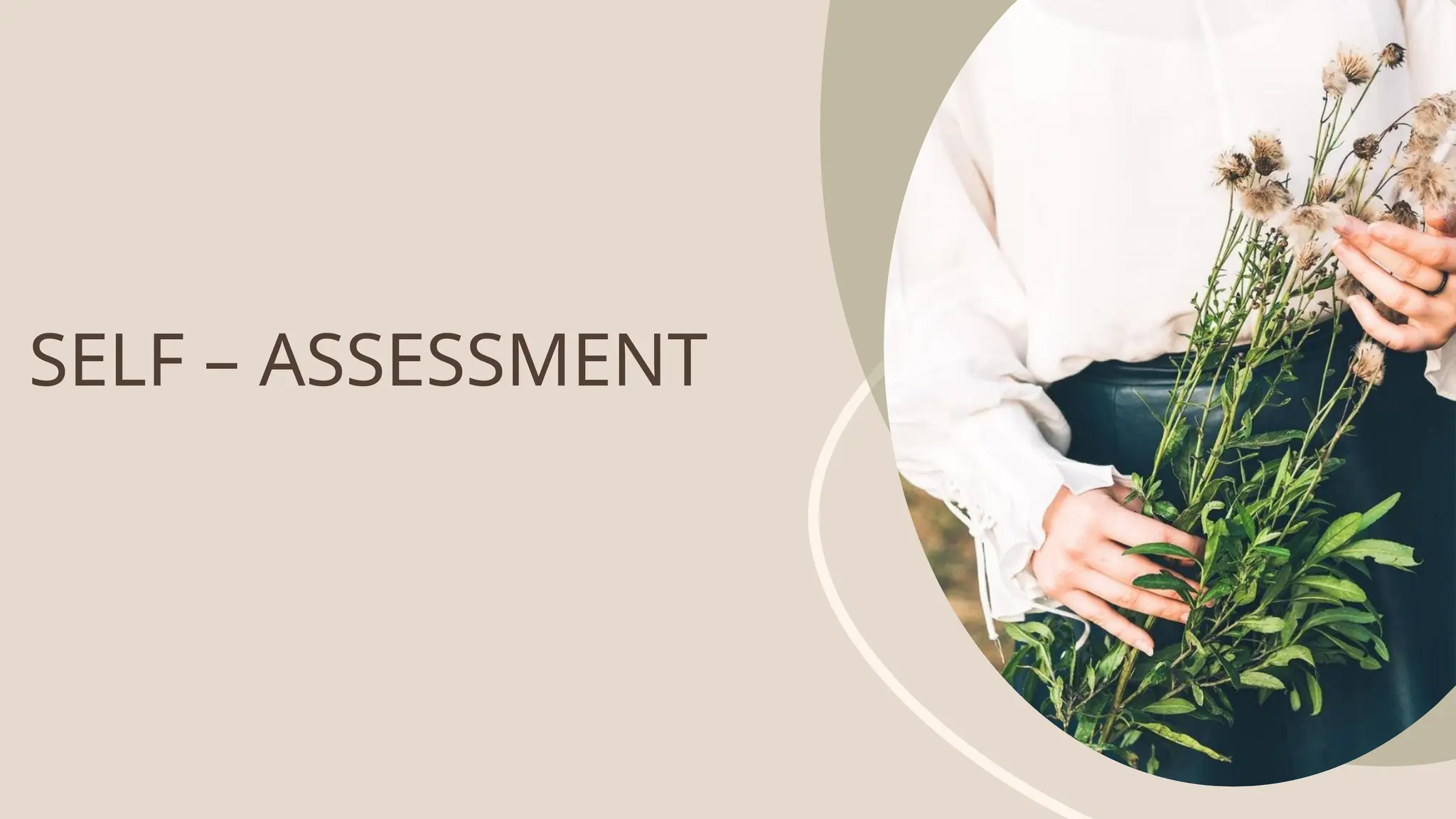 SELF ASSESSMENT Activity power point presentation | PPTX