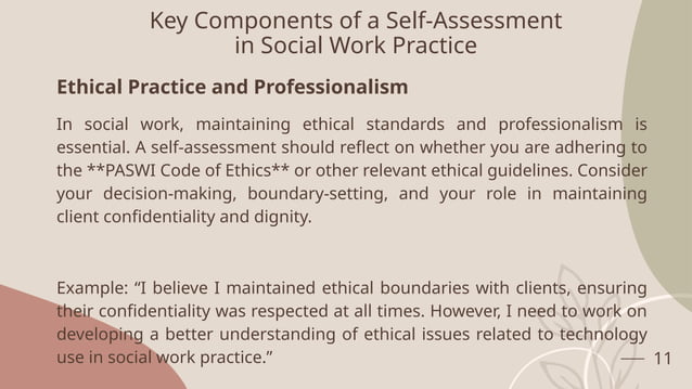 SELF ASSESSMENT Activity power point presentation | PPTX