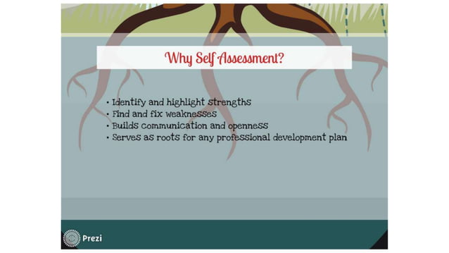 Self Assessment: A Professional Development Tool | PPTX