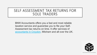 Self assessment tax returns for sole traders | PPT