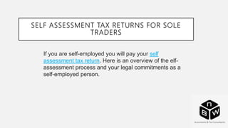 Self assessment tax returns for sole traders | PPT