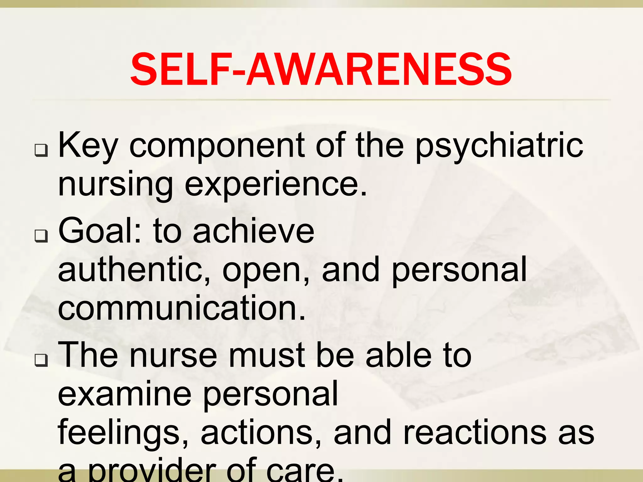 Self awareness | PPTX