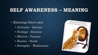 Self Awareness | PPTX