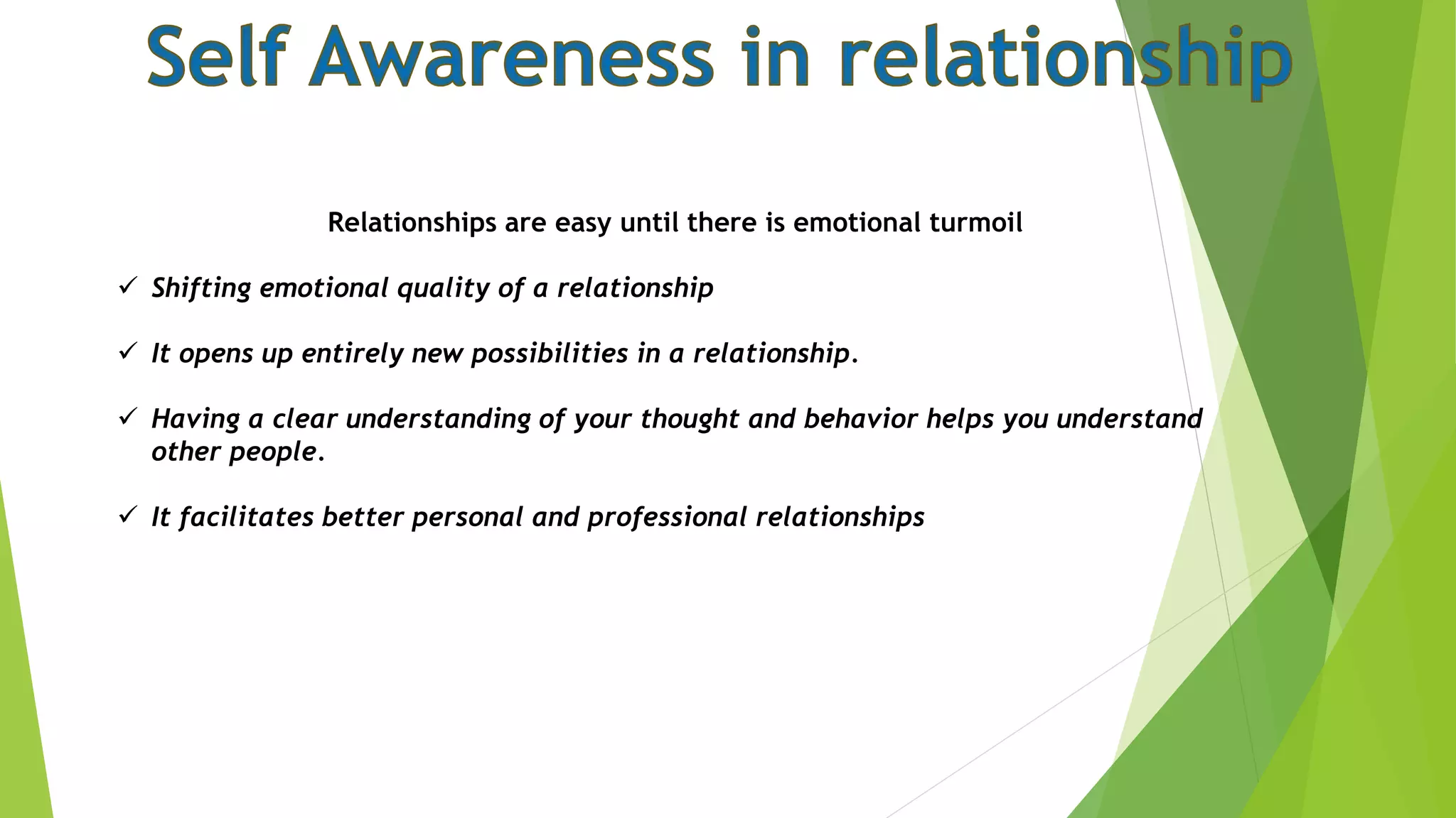 Self awareness | PPTX