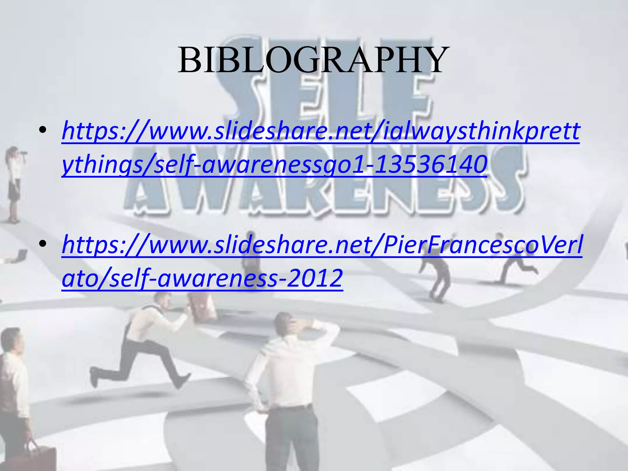 Self awareness PPT | PPTX