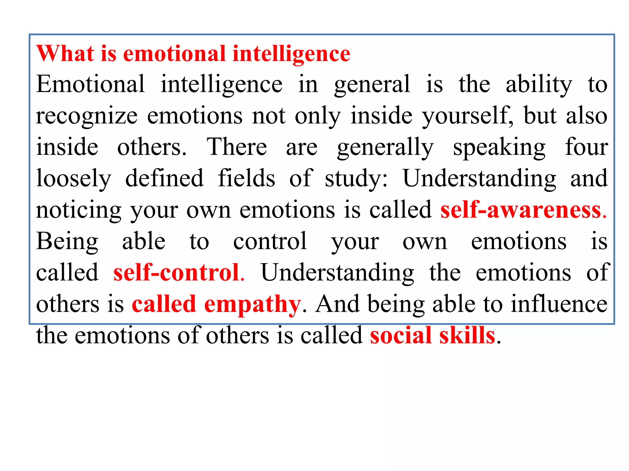 Self awareness | PPTX