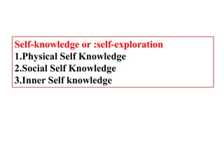 Self awareness | PPTX