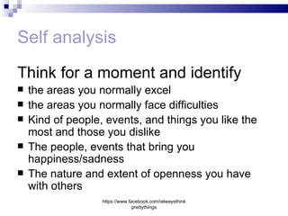 Self awareness. | PPT