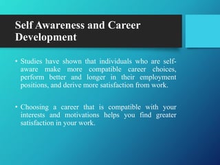 SELF AWARENESS- LECTURE 3.pptx