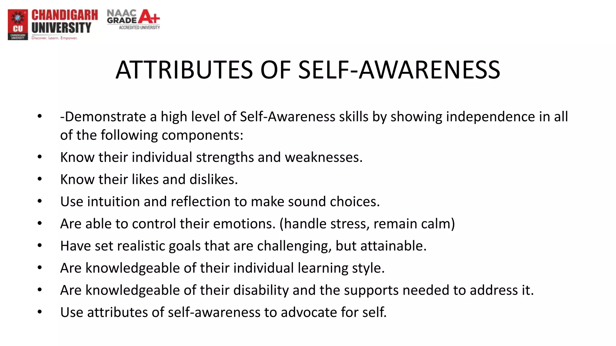 Self Awareness-sid.pptx