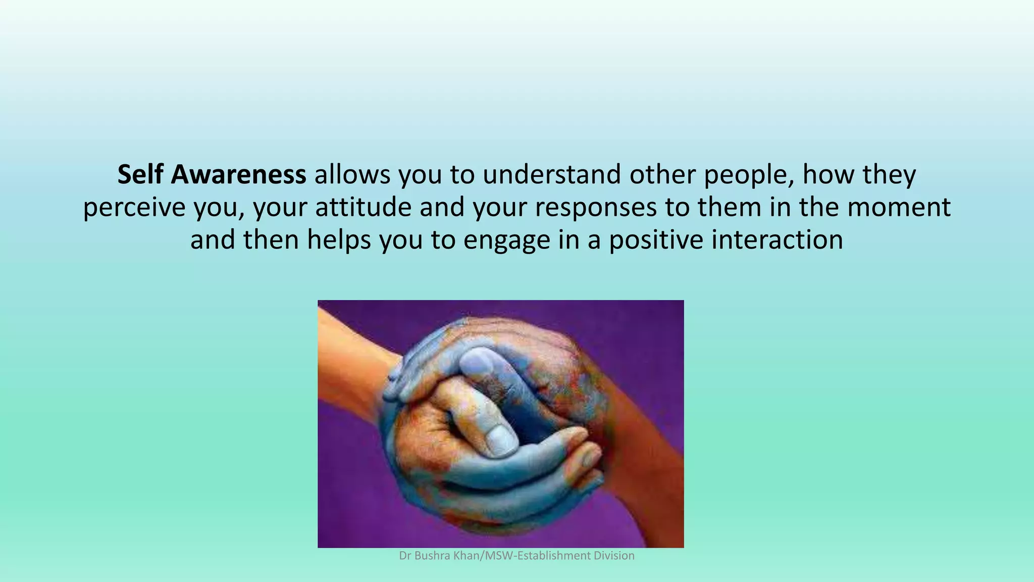 Self Awareness and Emotional Intelligence | PPTX