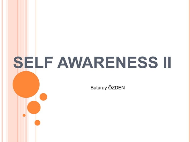 Self Awareness | PPT