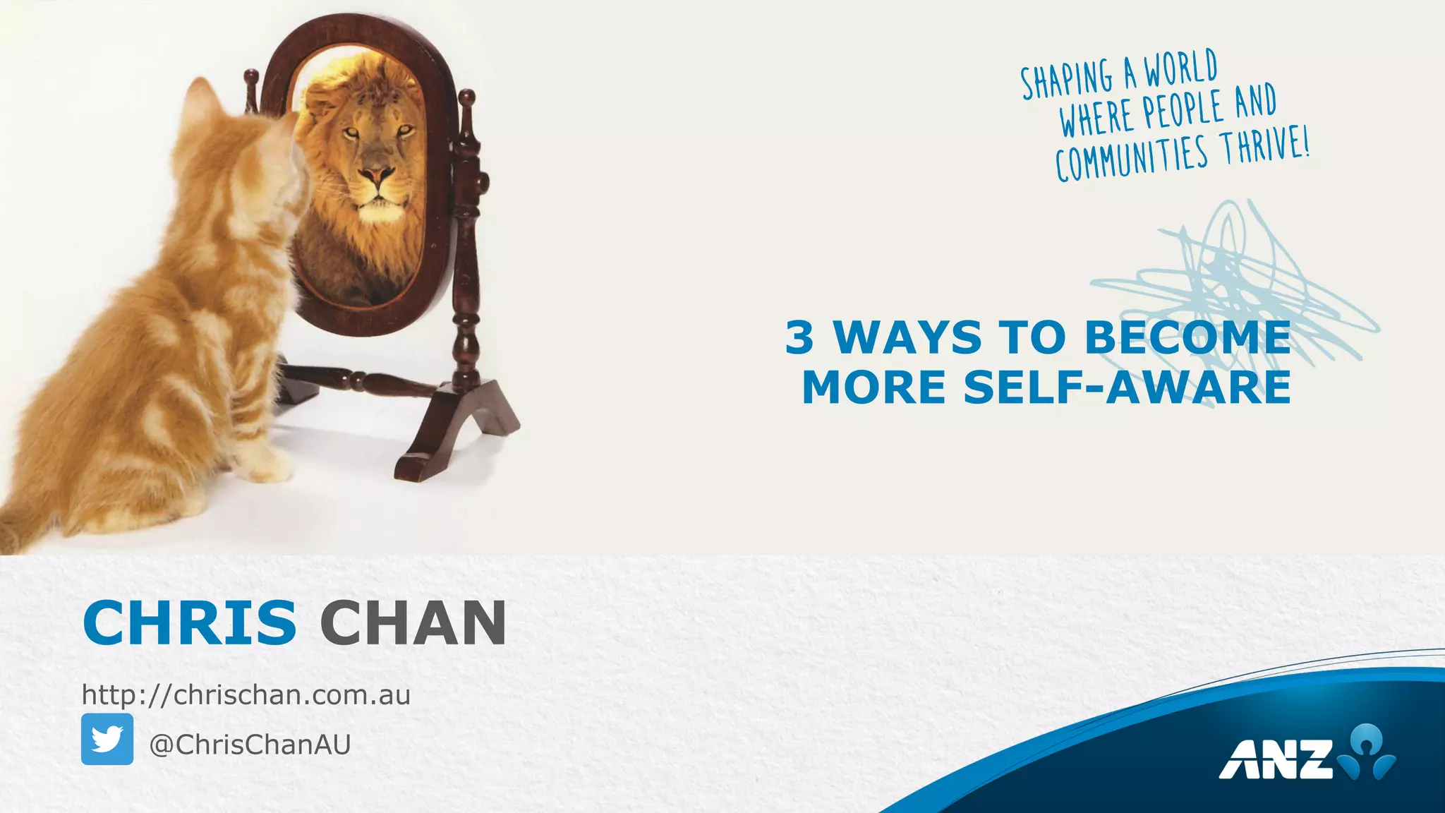 3 Ways To Become More Self Aware Ppt