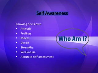 Self-Awareness | PPTX