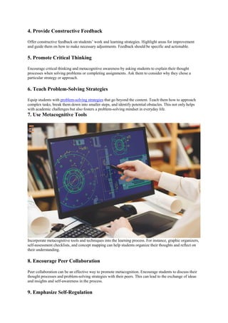 Metacognition In Education: Significance In Nurturing Self-awareness In ...