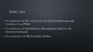 Self balancing bot | PPTX