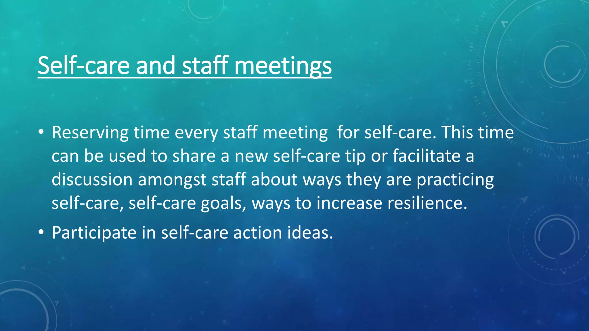 Self-Care Leadership Slideshow | PPTX