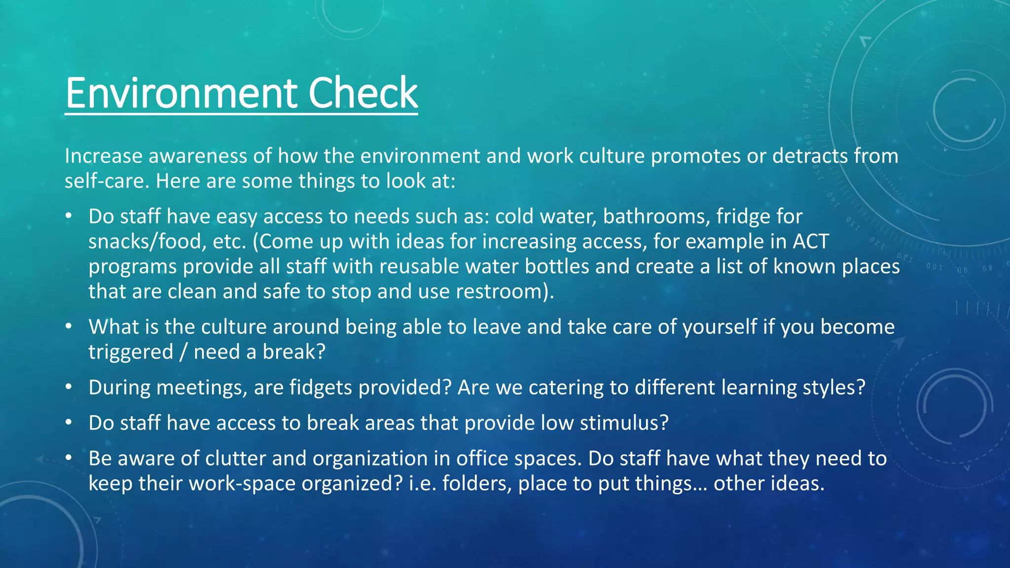 Self-Care Leadership Slideshow | PPTX