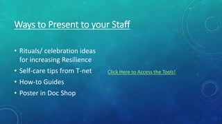 Self-Care Leadership Slideshow | PPTX