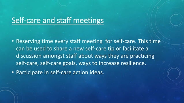 Self-Care Leadership Slideshow | PPTX
