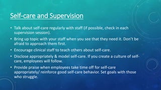 Self-Care Leadership Slideshow | PPTX