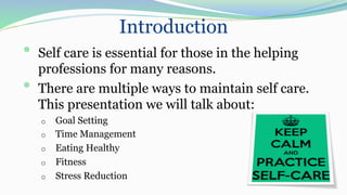 Self carepowerpoint 1 | PDF