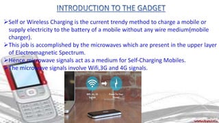 Self charging mobiles | PPTX