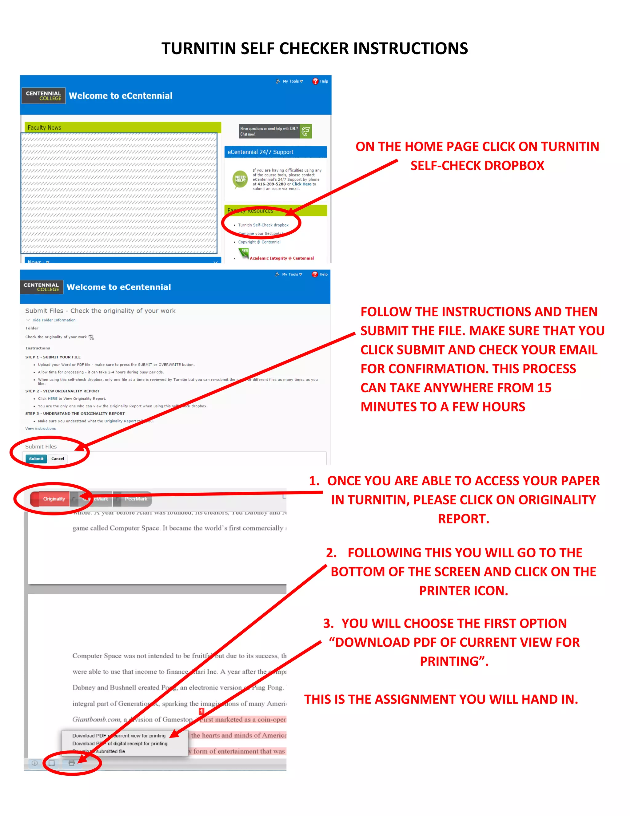 Self checker turnitin | PDF