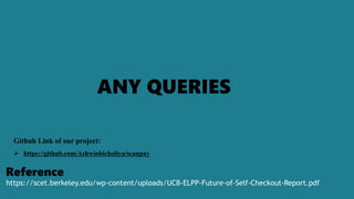 Self checkout application presentation | PPTX