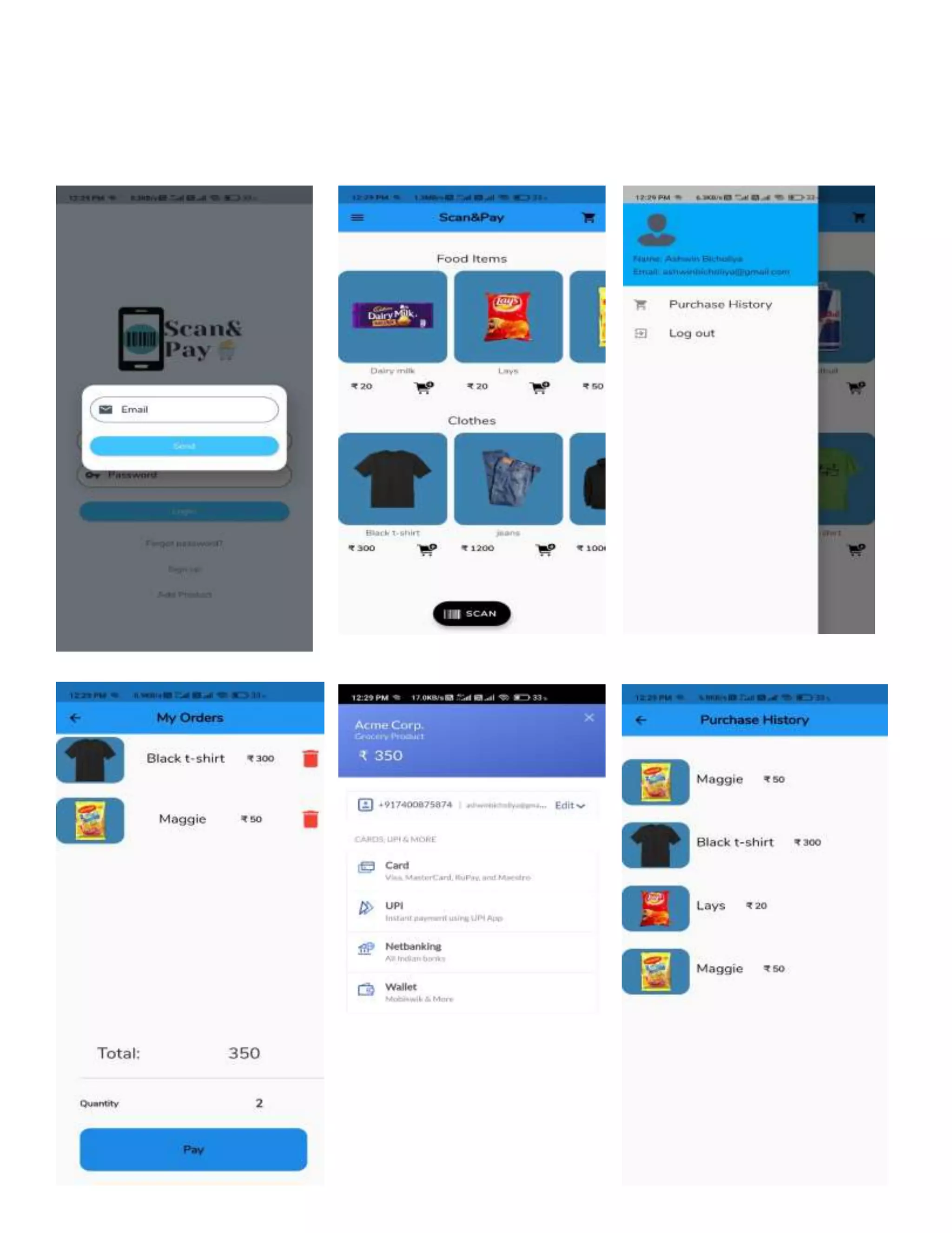 Self checkout application report | DOCX