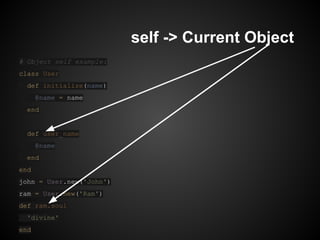 Self, Class and Module | PPT