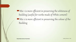 Self cleaning building- A Civil Engineering Innovation | PPT