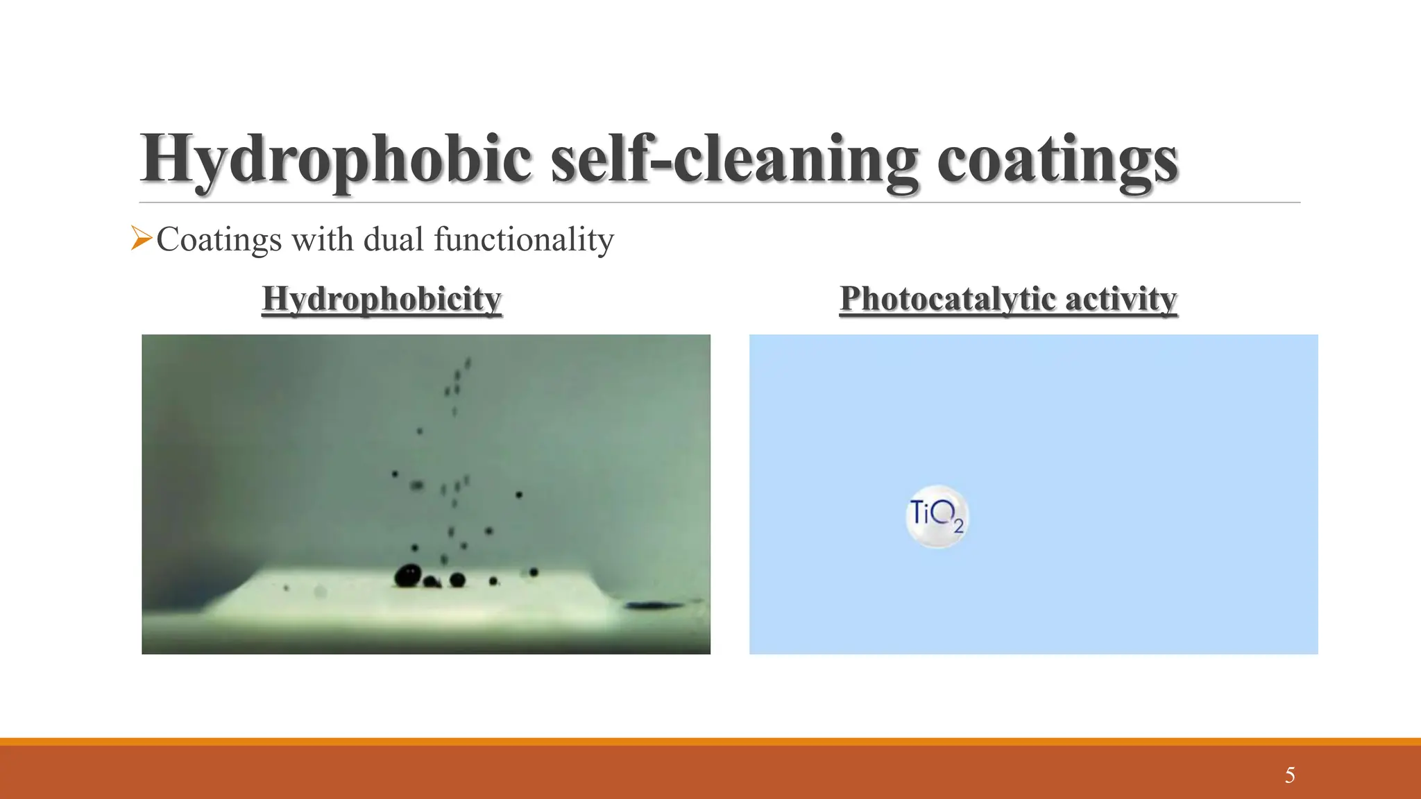 hydrophobic self cleaning coatings and their applications .pptx