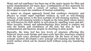 Self cleaning fabric | PPT