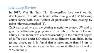 Self cleaning fabric | PPT