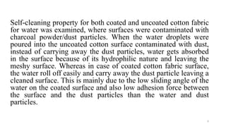 Self cleaning fabric | PPT