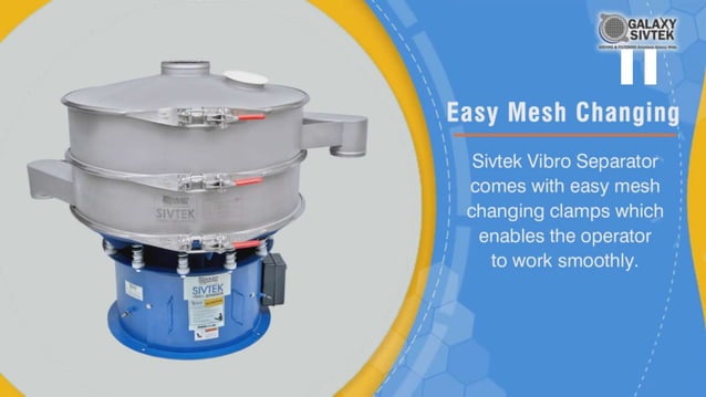 Self cleaning filter or vibro sifter | PPTX