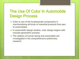 color and trim design | PPTX