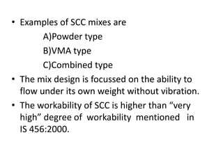 Self compacting concrete | PPTX