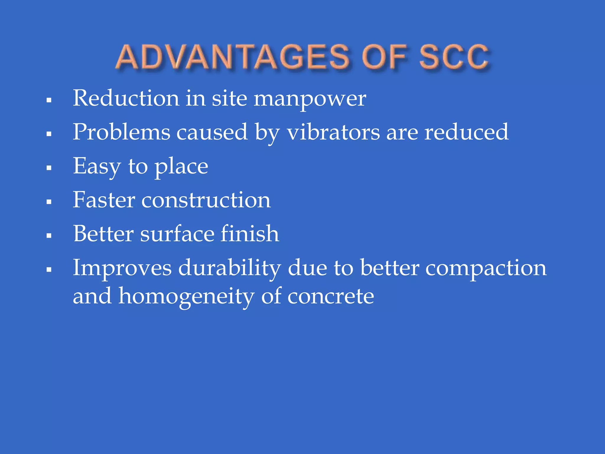Self compacting concrete (scc) | PPTX