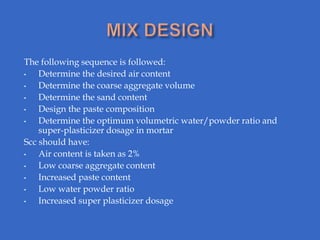 Self compacting concrete (scc) | PPTX