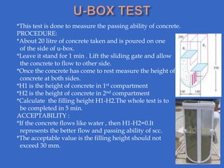 Self compacting concrete (scc) | PPTX