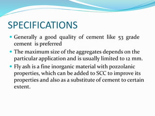 Self compaction concrete | PPTX