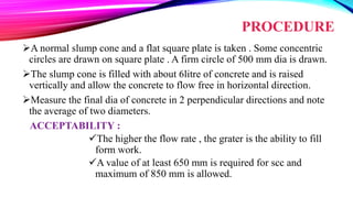 Self compaction concrete | PPTX