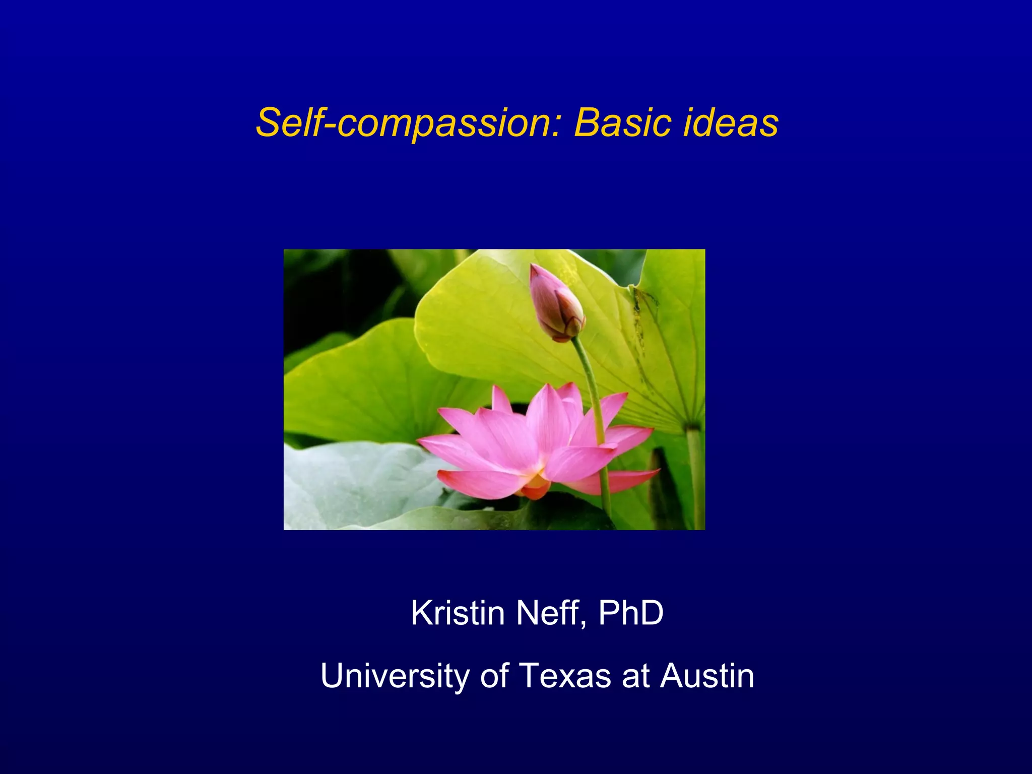 Self compassion basicconcepts | PPT