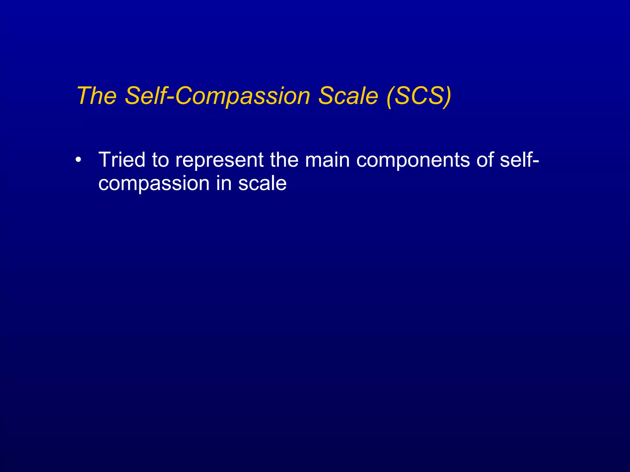 Self compassion research | PPT